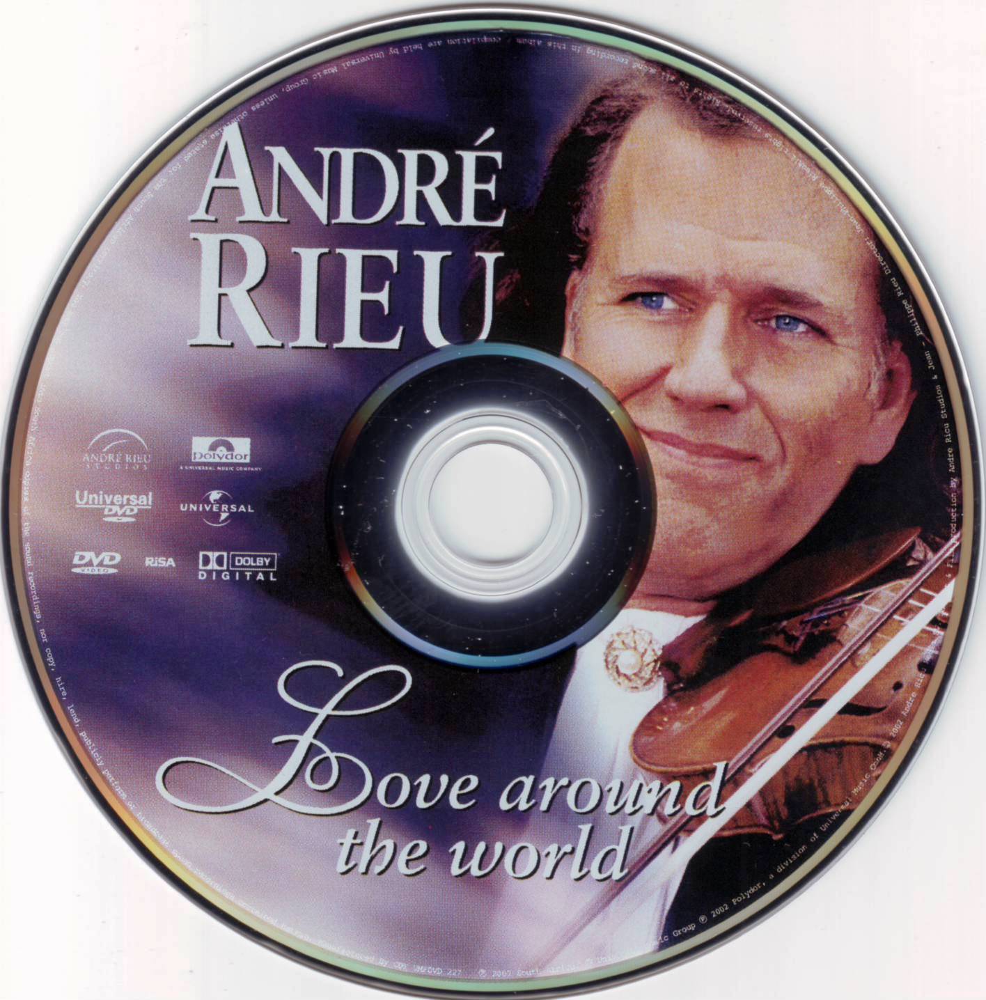 Andrè Rieu Love Around The World : DVD | DVD Covers | Cover Century ...